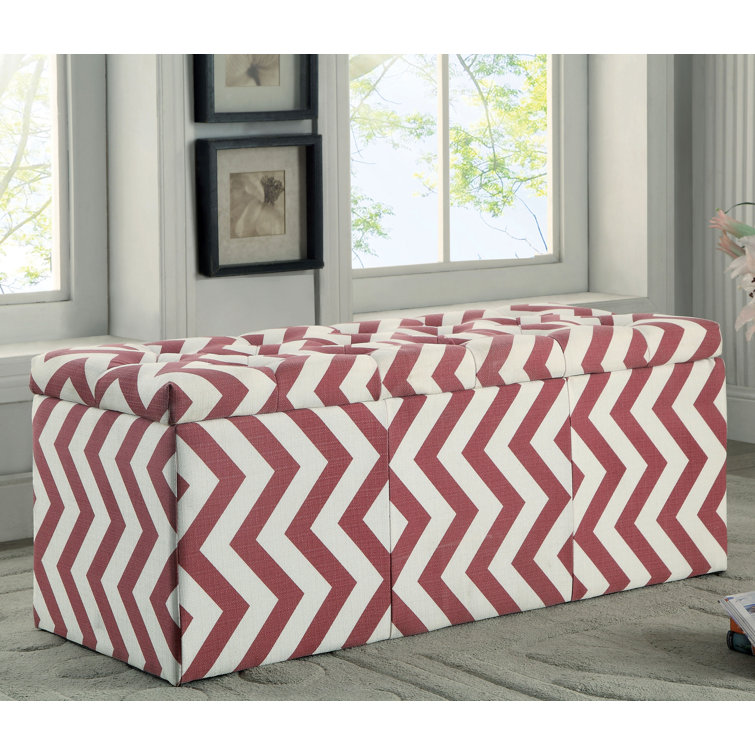 Latitude Run® Zarah Upholstered Flip Top Storage Bench And Reviews Wayfair